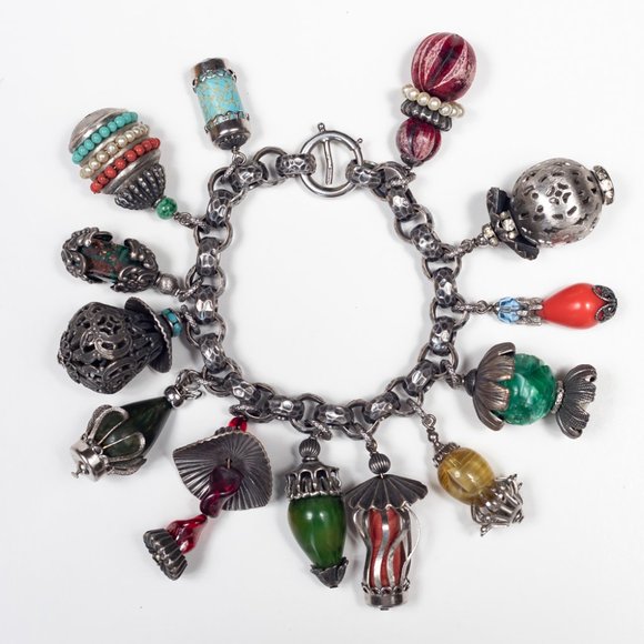 Napier | Jewelry | Napier 95s Rare Chinese Lanterns Charm Bracelet ...